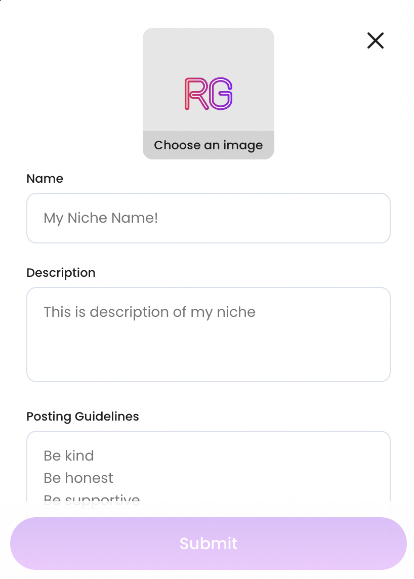 How do I create a Niche? – RedGIFs